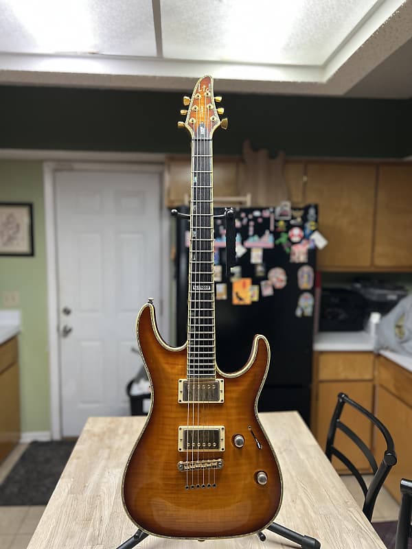 ESP LTD Horizon H-1000 Deluxe 2002 See through amber | Reverb