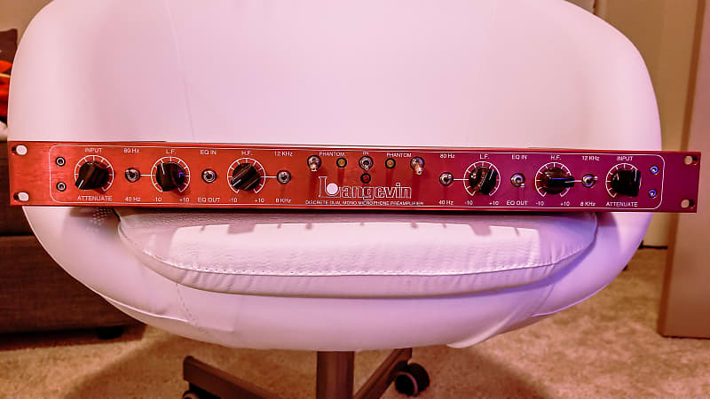 Langevin Dual Mono Mic Preamp Red | Reverb