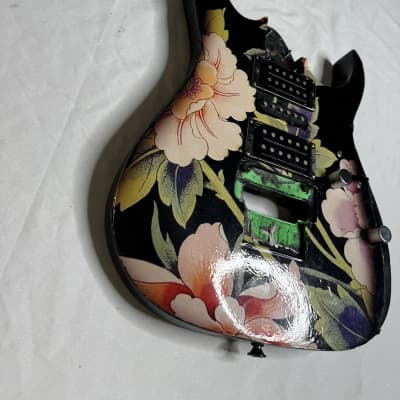 Ibanez RG JEM Inspired Electric Guitar Body 2000s - Floral | Reverb