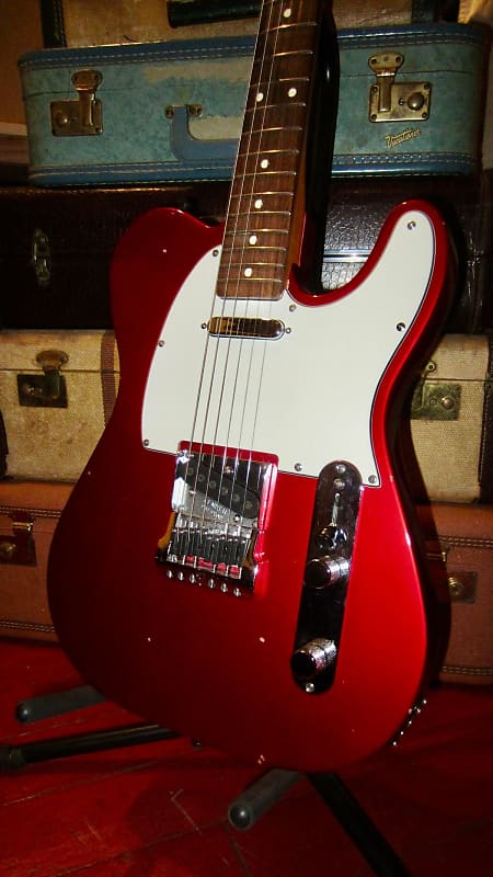 1985 Fender Telecaster Candy Apple Red | Reverb