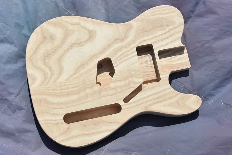 Swamp Ash Telecaster Solid Unfinished Body Tele DIY Guitar | Reverb