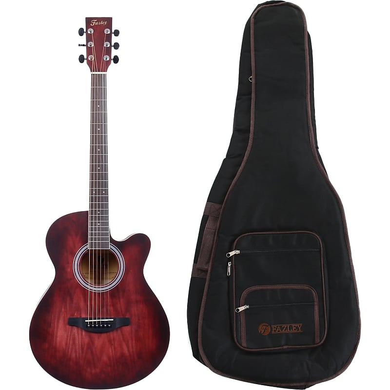 Fazley W55-COL-R ColourTune + Steel-String Acoustic Guitar + | Reverb