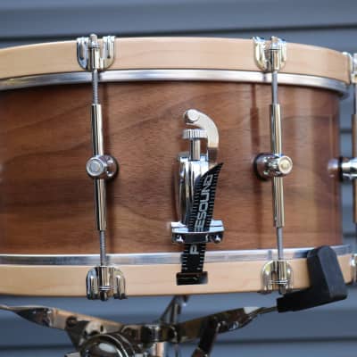 HHG Drums Pennsylvania Walnut snare drum with maple hoops | Reverb