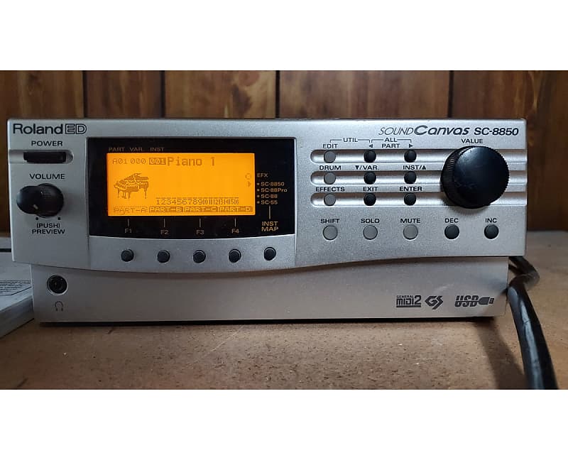 Roland Sound Canvas SC-8850 Sound Module Synthesizer | Reverb