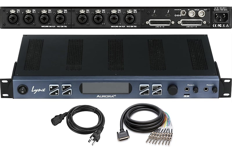Lynx Aurora (n) PRE 1608-TB3 16-channel AD/DA Converter with | Reverb