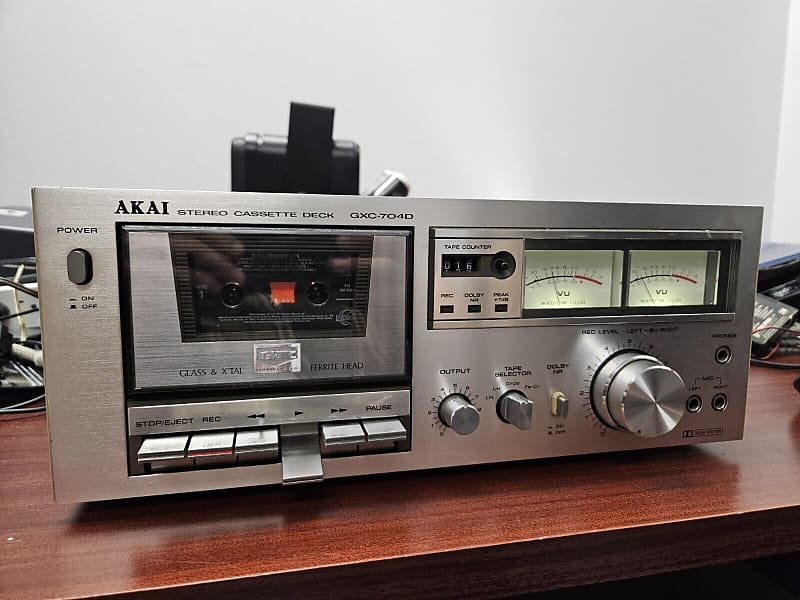 AKAI GXC-704D Vintage Stereo Hi-Fi Cassette Deck | Tested And | Reverb