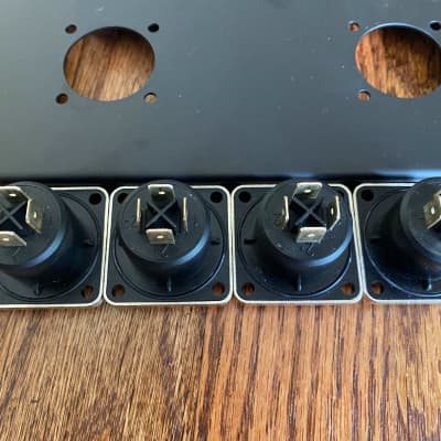 (4) Neutrik NLT4M with one 19" 2U Rack Panel | Reverb