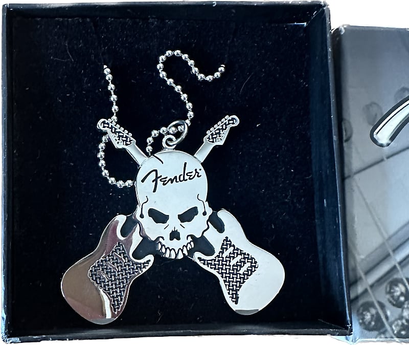 Fender Necklace Skulls NOS Guitar Jewelry Memorabilia | Reverb