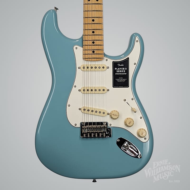 Fender Player II Stratocaster®, Maple Fingerboard, Aquatone | Reverb