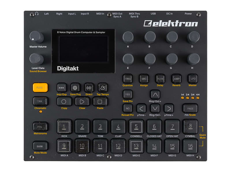 Elektron Digitakt 8-Voice Digital Drum Computer + | Reverb Australia