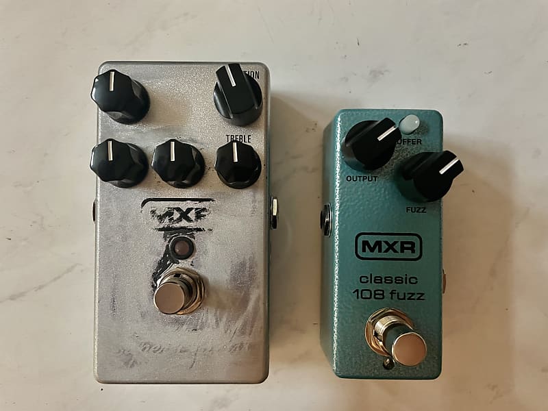 MXR Fuzz + MXR Super Badass Distortion MXR classic 108 fuzz | Reverb