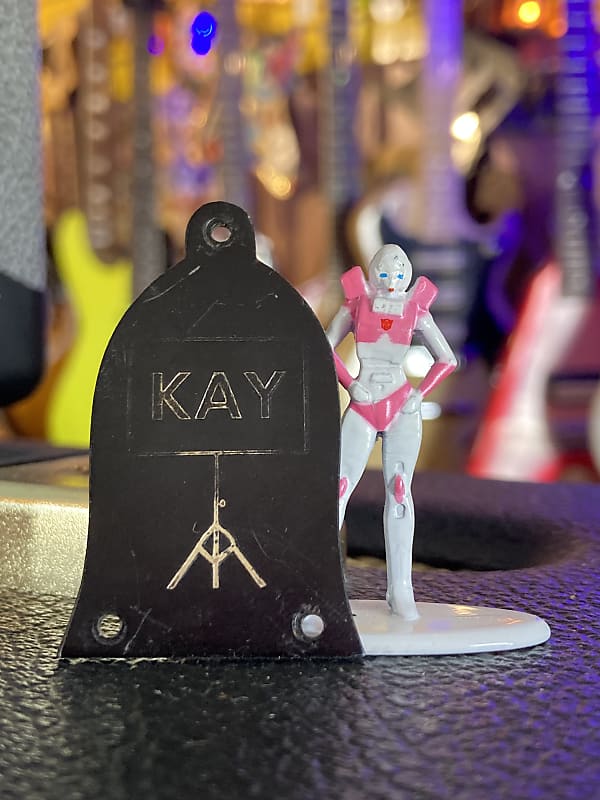 Kay Vintage Truss Rod Cover 1960s - Black | Reverb