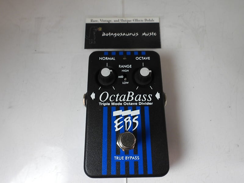EBS OctaBass Triple Mode Octave Divder Bass Effects Pedal | Reverb