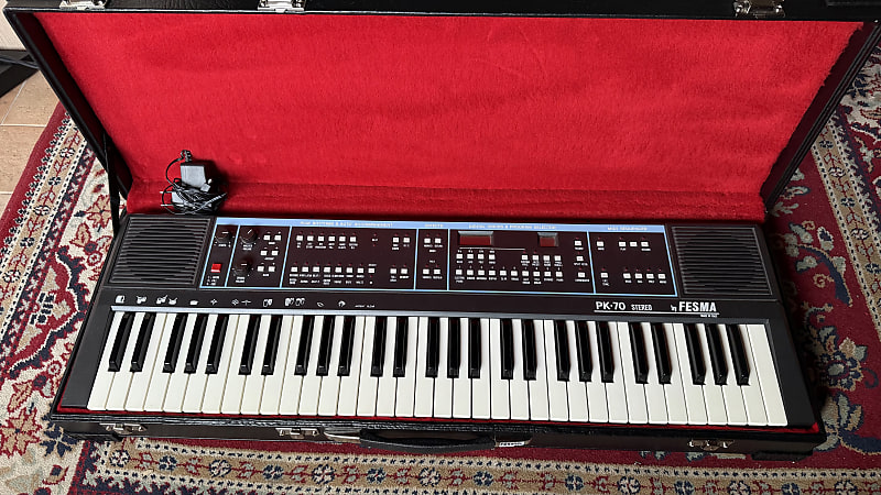 FESMA Pk-70 ultra rare italian vintage synth + case | Reverb