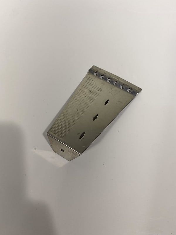 Used Kay Acoustic Guitar Tailpiece - Chrome | Reverb