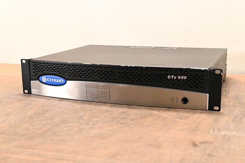 Crown CTs 600 Two-Channel 300W Power Amplifier CG01MZV | Reverb