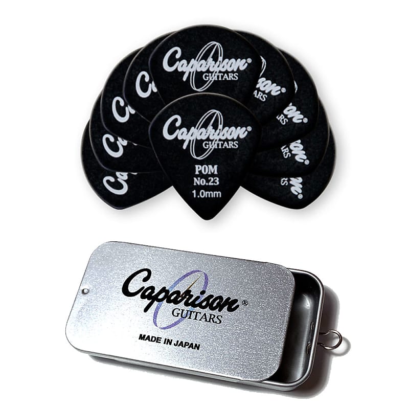 Caparison No.23 - 1.0mm, Black Pick Set (10) | Reverb