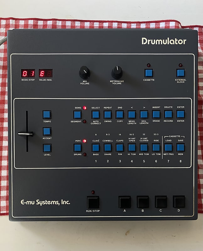 E-MU Systems MIDI DRUMULATOR vintage drum machine | Reverb