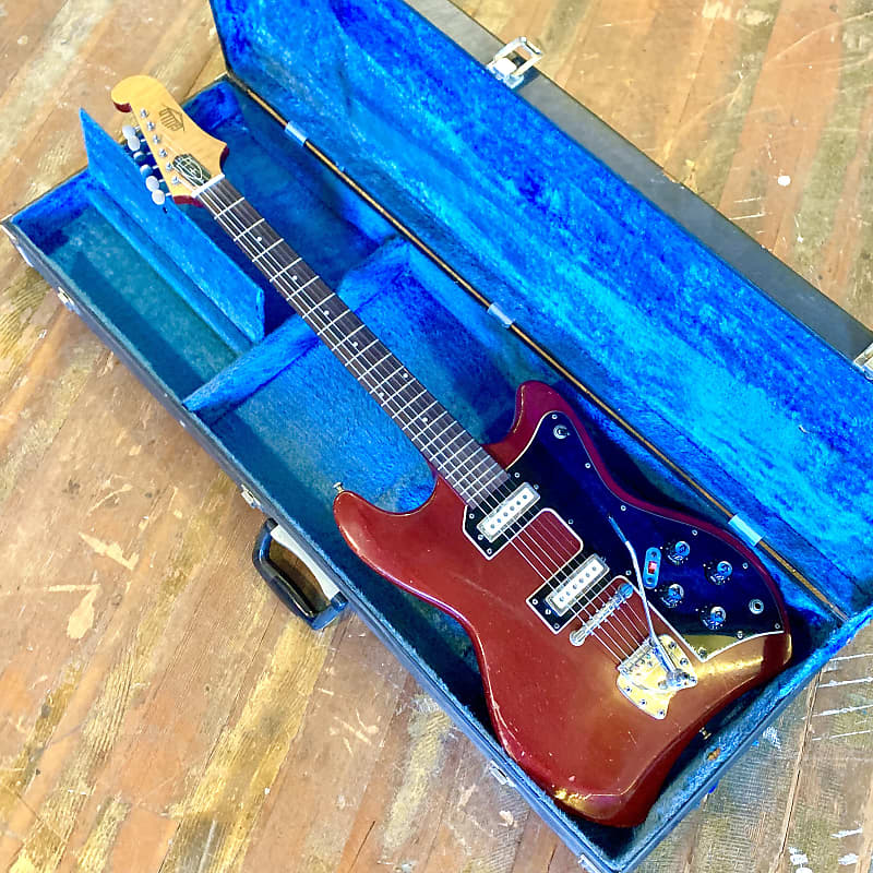 Guild Polara S-100 c 1965 Cardinal Red original vintage USA | Reverb