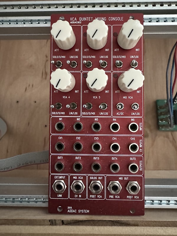 ADDAC System 802 VCA Quintet Mixing Console | Reverb