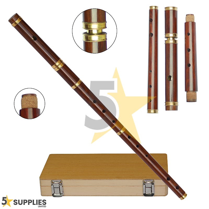 Rosewood Student Level Irish Flute In The Key Of “D”, 4 Parts | Reverb