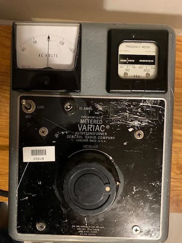 General Radio Company Metered Variac model W10MT 3A S3 | Reverb