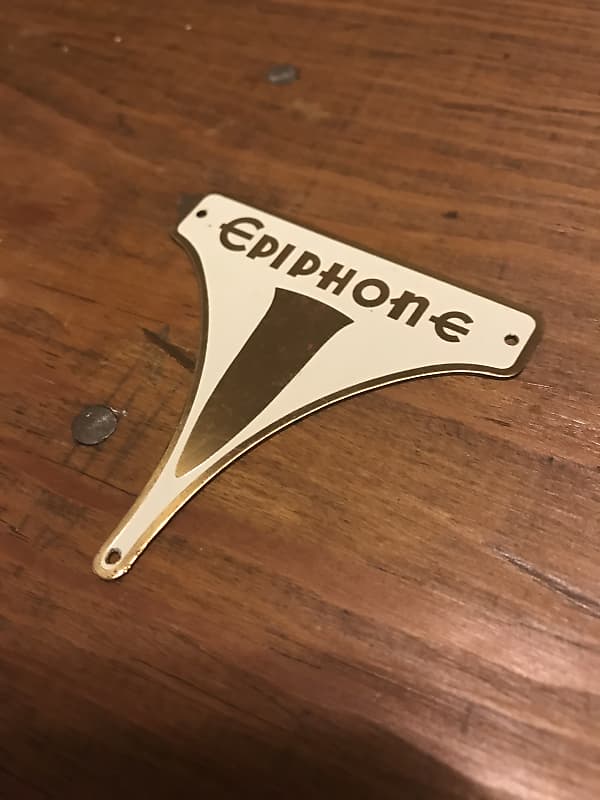 Vintage Epiphone Badge “Bikini” Logo | Reverb