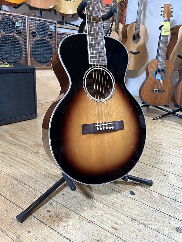 Stanford Deja Vu DJ-Retro Jumbo - Sunburst | Reverb