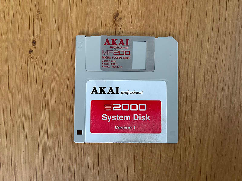Akai S2000 Original v1.0 System Disk | Reverb