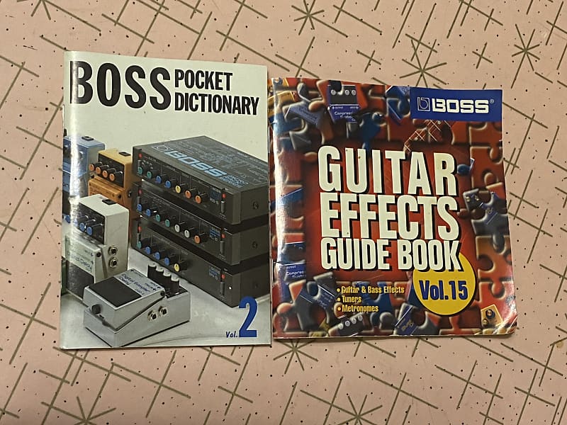 Boss Booklet lot vintage 1984 1999 rare accessory pedal | Reverb
