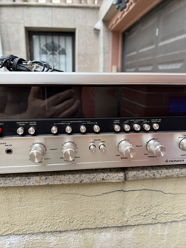PIONEER QX-949A RECEIVER AMPLIFIER QX-959A 1980 - Silver | Reverb