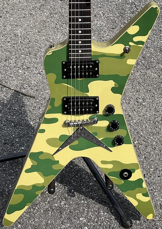 2004 Washburn Dime32 EC Dimebag Darrell Signature Camouflage | Reverb