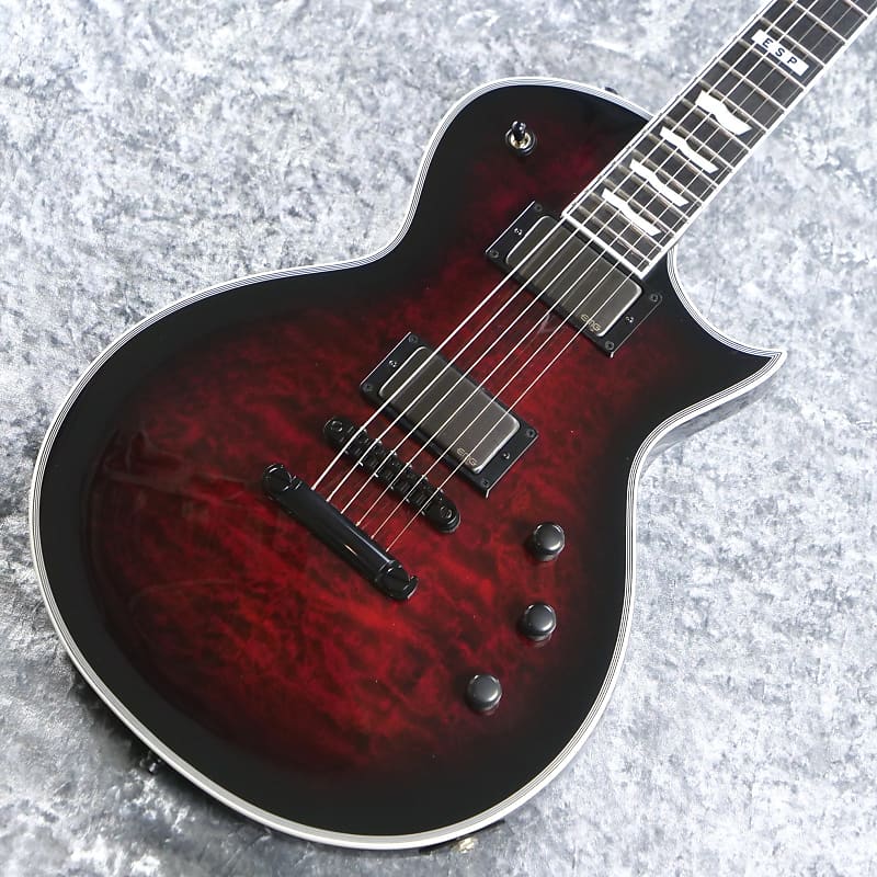 ESP E-II Eclipse QM See Thru Black Cherry Sunburst [Made in | Reverb