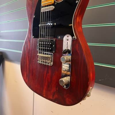 Fender Modern Player Telecaster Plus Refinished Red Stain | Reverb UK