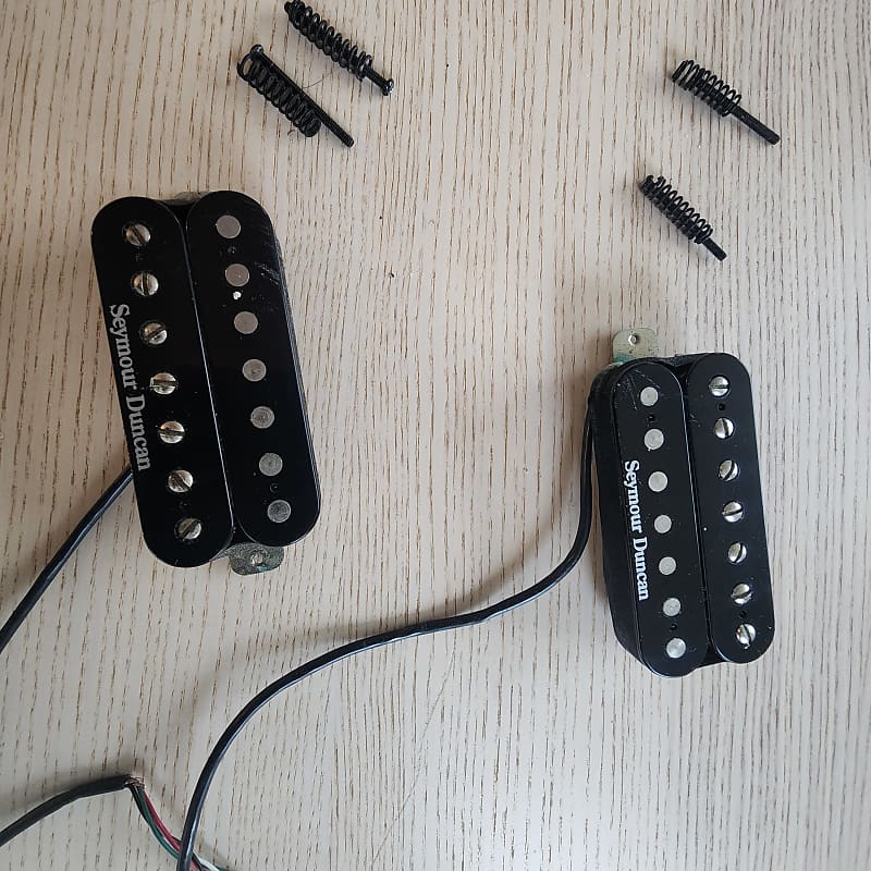 Seymour Duncan 7 string pickup set black ('59 neck, JB) | Reverb