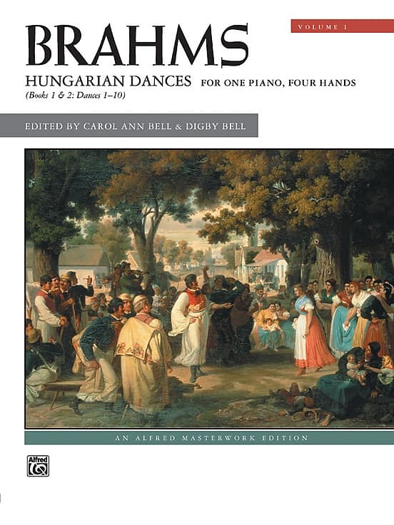 Brahms Hungarian Dances Vol 1 1P4H Book | Reverb