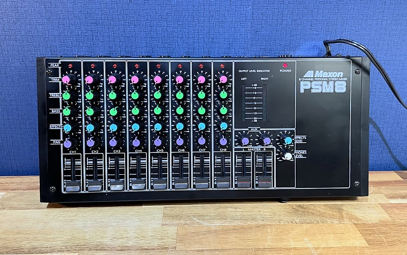 Maxon PSM8 8-Channel Personal Stereo Mixer Rare! | Reverb