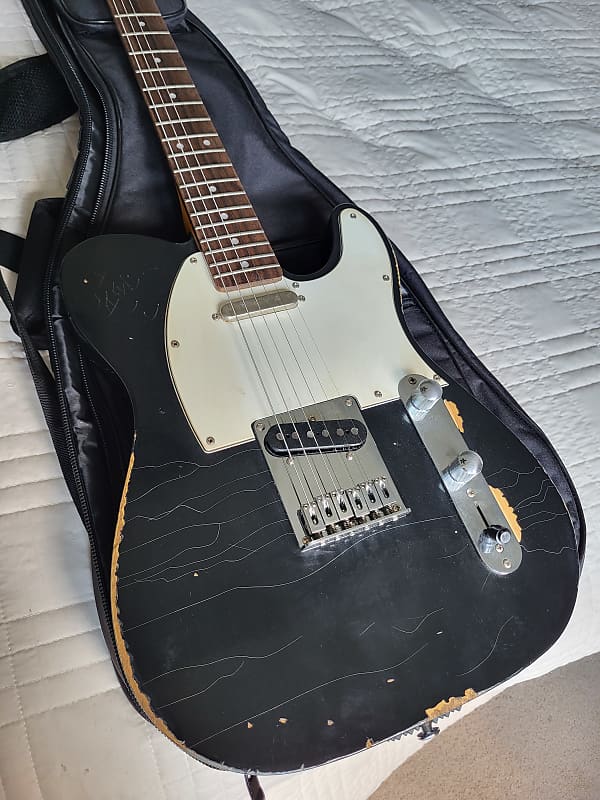 Sawtooth Black ET Relic - Telecaster Style | Reverb