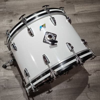 Used Vintage Ludwig 3pc Drum Set White Cortex - Very Good | Reverb
