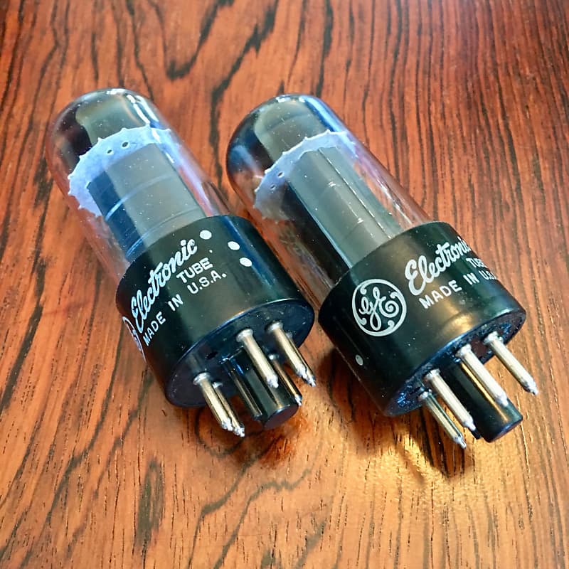 PAIR -GE General electric 6v6-gt tubes c 1960 original | Reverb