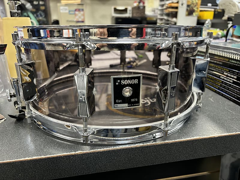 Sonor Vintage 70's 6.25x14 "Acryl" snare drum 1970 - Smoke | Reverb