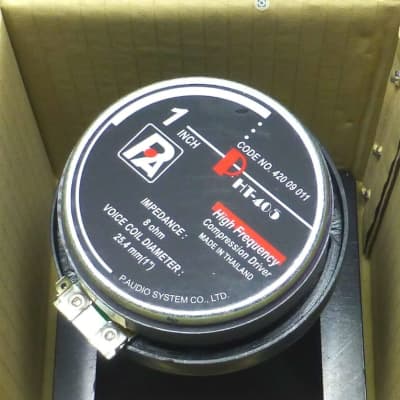 P Audio PHT-405 Compression Driver Square Horn Tweeter | Reverb