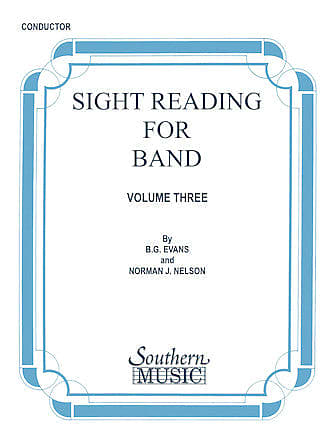 Sight Reading For Band Book 3 Baritone Saxophone | Reverb