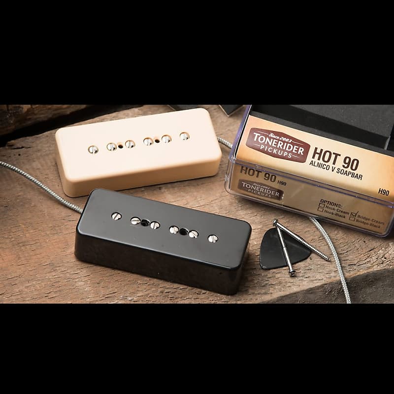 Tonerider Hot 90 Soapbar P90 Bridge pickup - black | Reverb