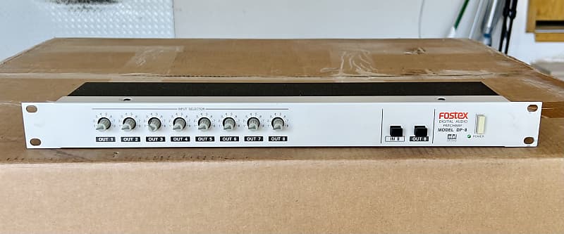 Fostex Digital Audio Patchbay Model DP-8 2000 Blond | Reverb