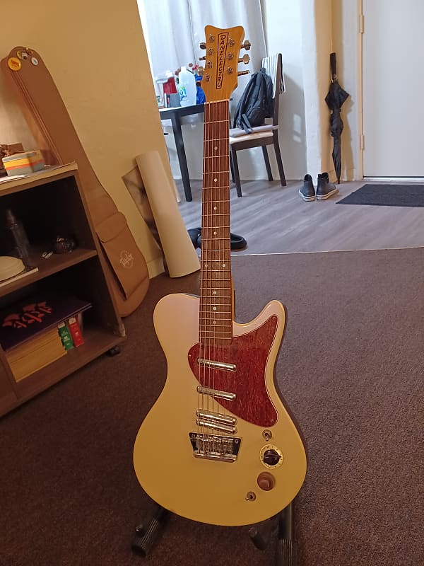 Danelectro MOD-7 Early 2000's - Pearl Yellow | Reverb