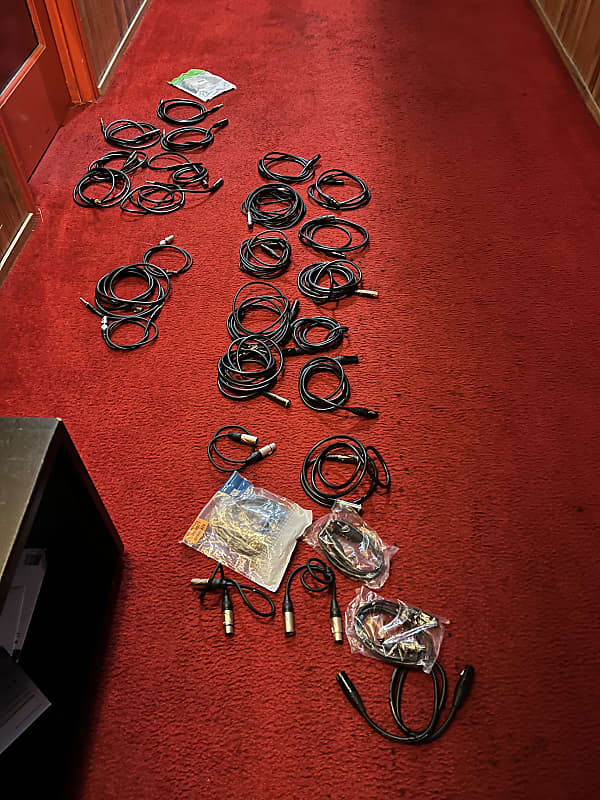 XLR CABLES - Lot of 40+ Neutrik / Monoprice / Cable | Reverb UK