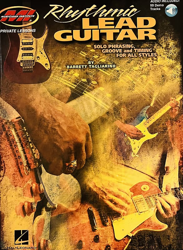 Hal Leonard Rhythmic Lead Guitar solo phrasing, groove and | Reverb