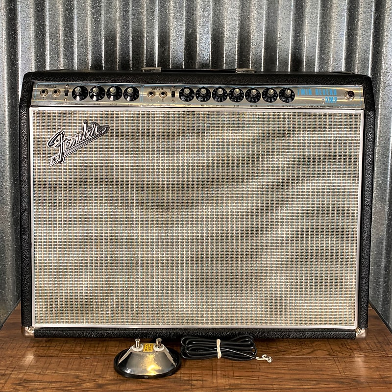 Fender 1969 Vintage Twin Reverb Amp Two Channel 2x12" All | Reverb