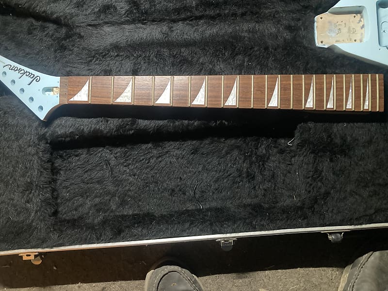 Jackson RR3 neck w/ tuners 2000’s - Natural/ baby blue | Reverb
